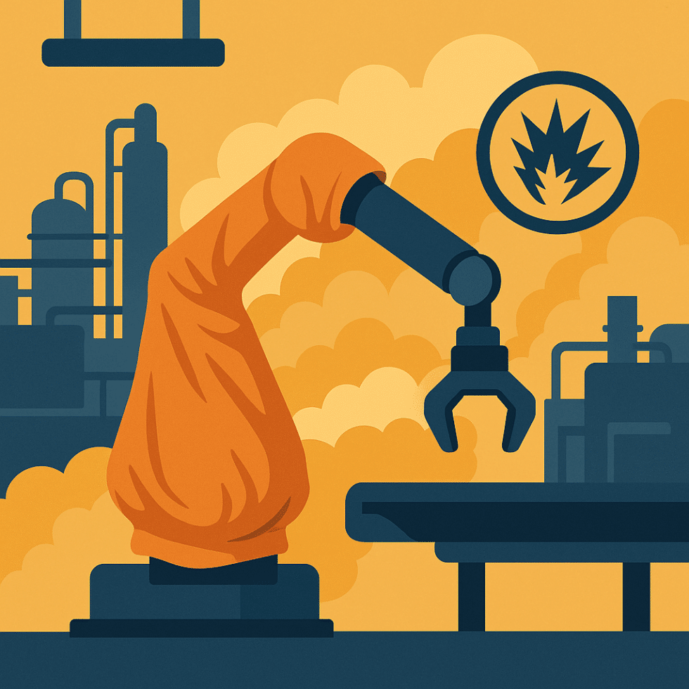 Protection robot ATEX : housse de protection pour robot
